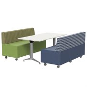 Quad Booth | Soft Seating | Lounge | Package | Deal | Table ...