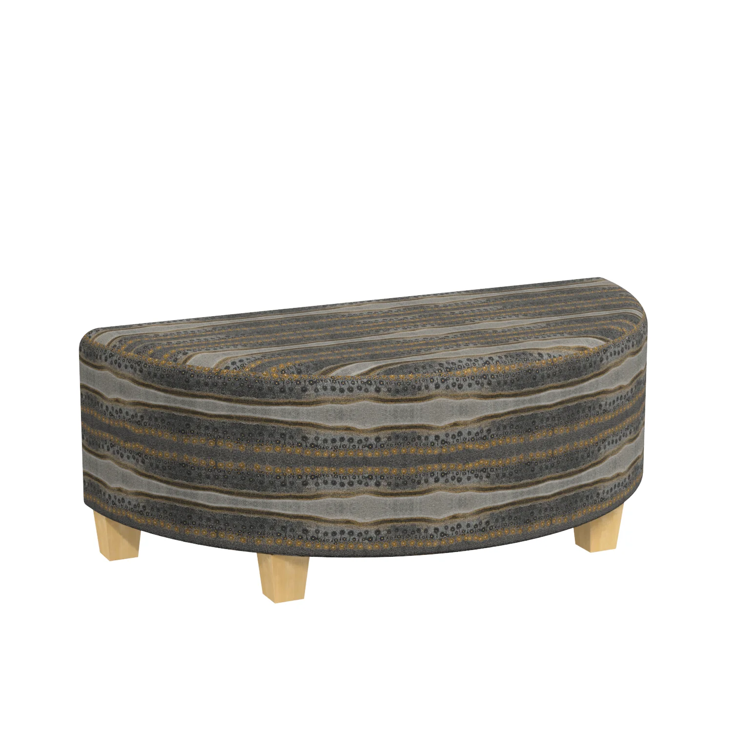 Quad Half Round Ottoman Indigenous | Soft Seating | Lounge - Schoolfurn ...