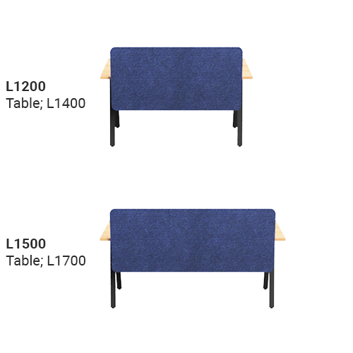 Privi Desk Hung Screen | Desk | Reception | Office | Privacy ...